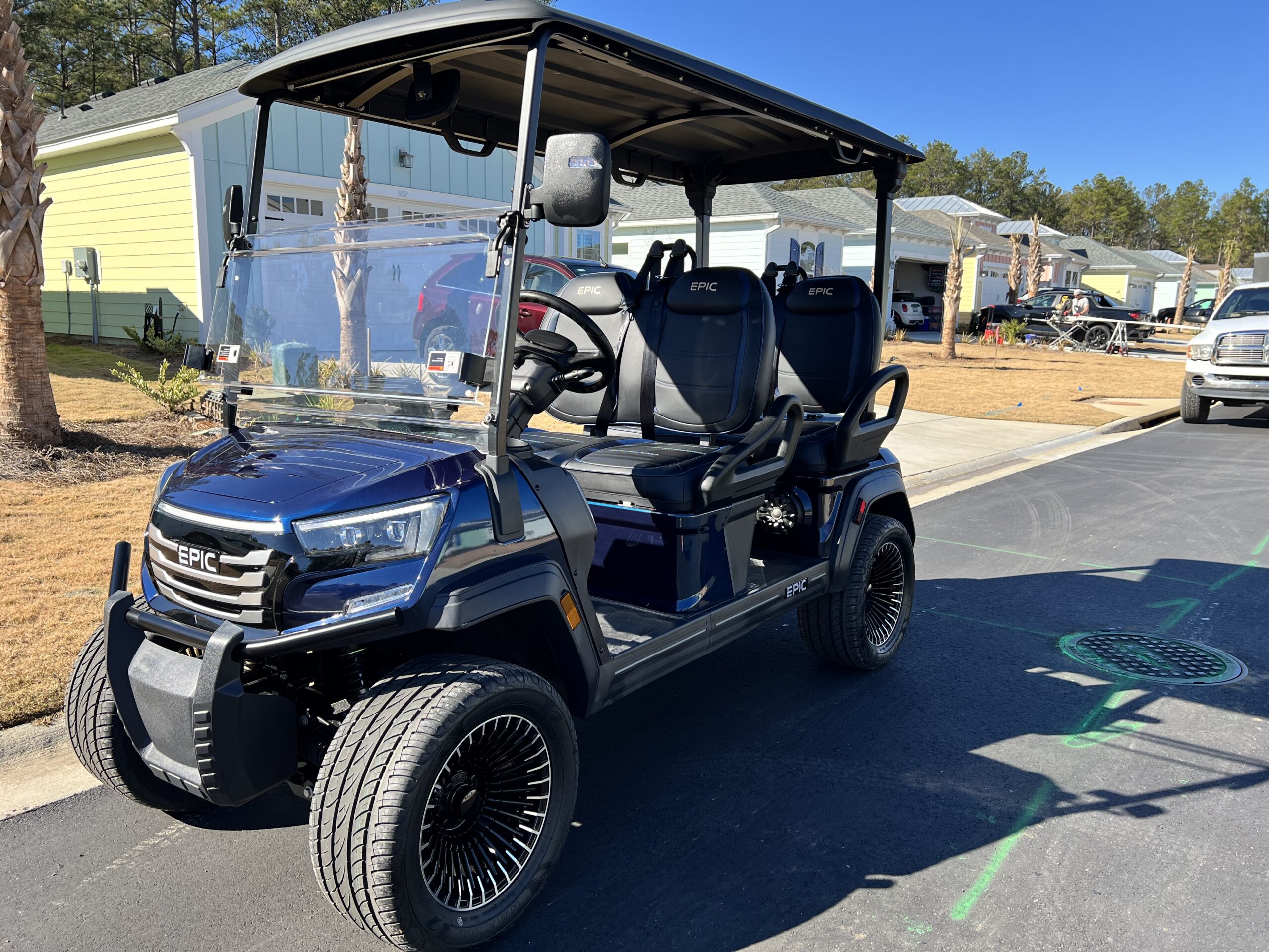 Epic E40 FX Golf Cart – New High-Performance Model from Icon Golf Cars