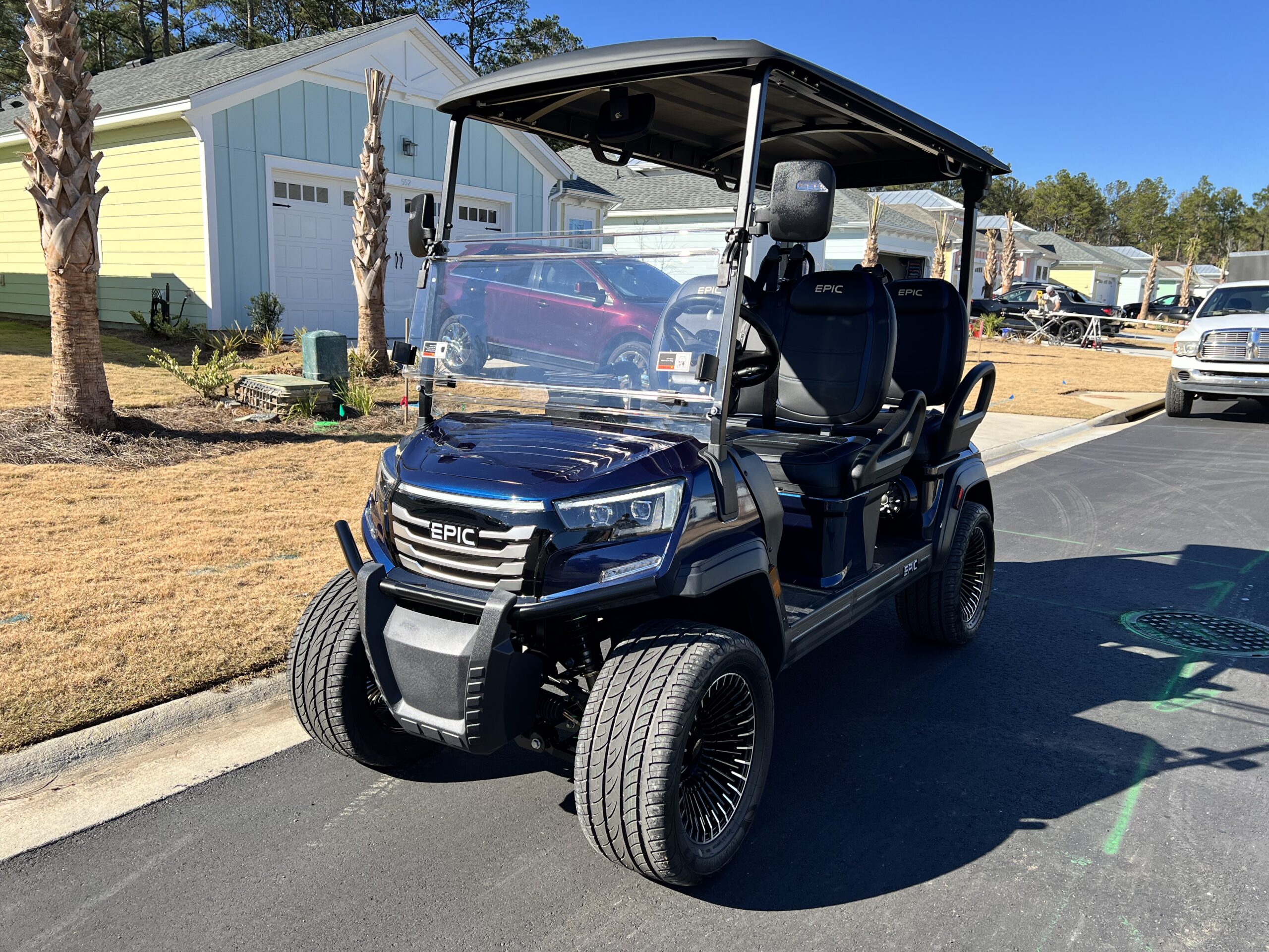 Epic E40 FX Golf Cart – New High-Performance Model from Icon Golf Cars