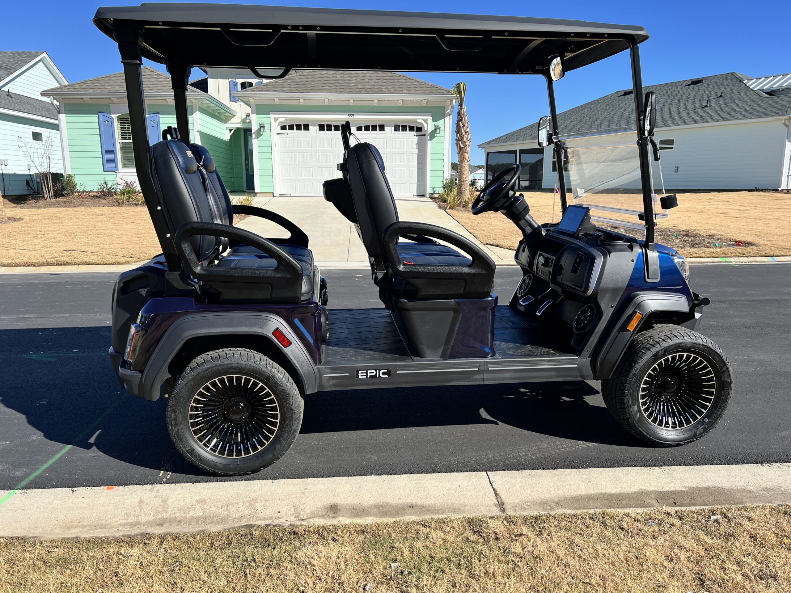 Epic E40 FX Golf Cart – New High-Performance Model from Icon Golf Cars