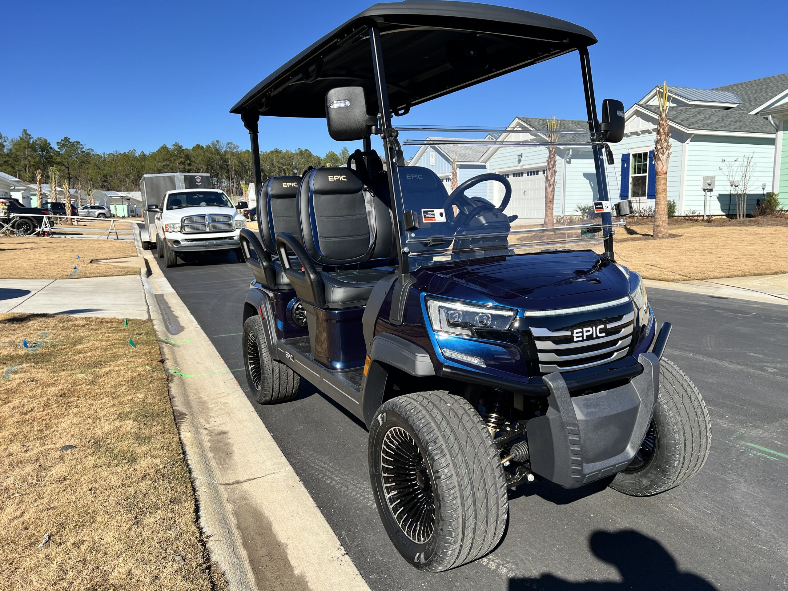 Epic E40 FX Golf Cart – New High-Performance Model from Icon Golf Cars