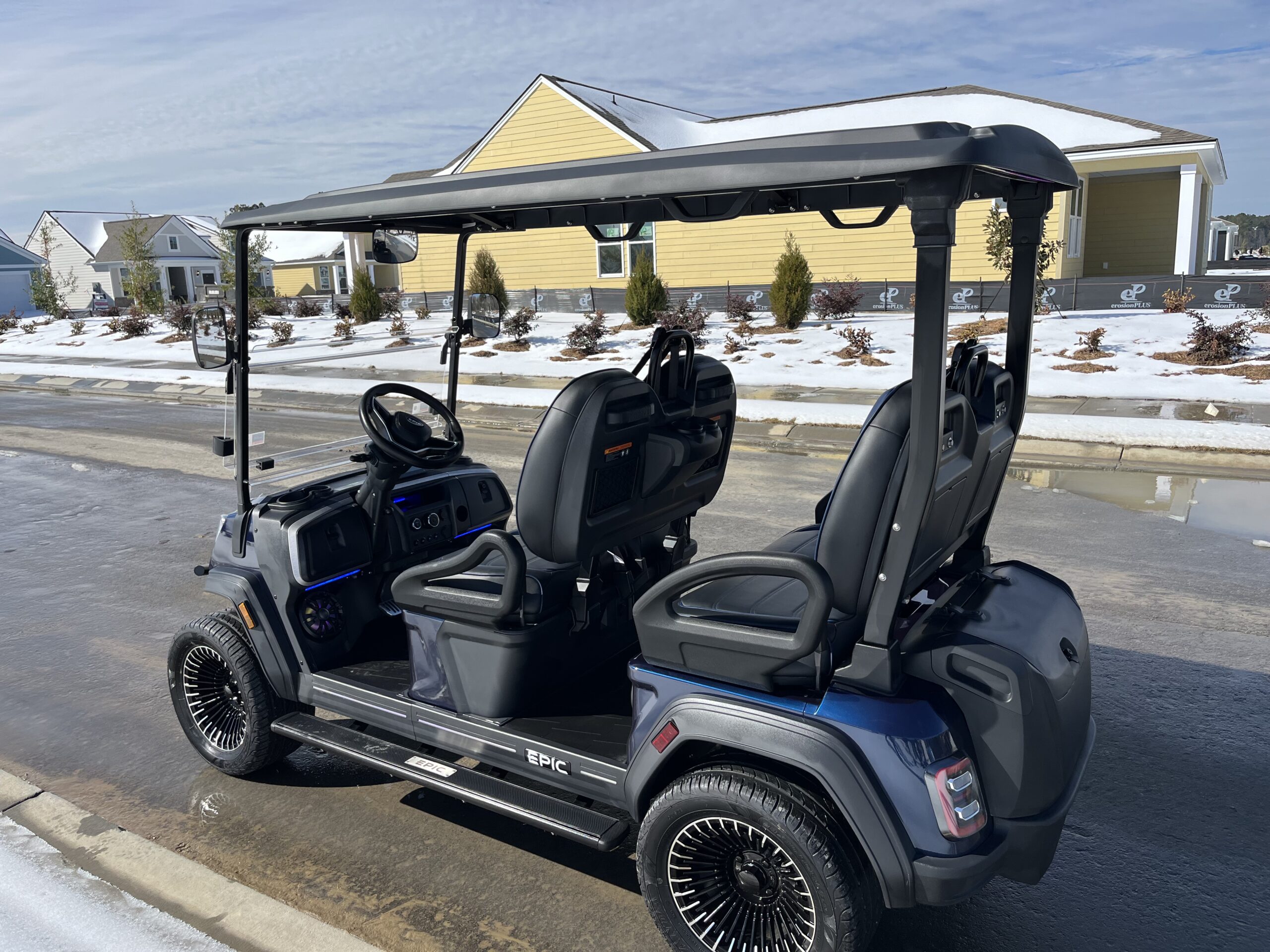 Epic E40 FX Golf Cart – New High-Performance Model from Icon Golf Cars