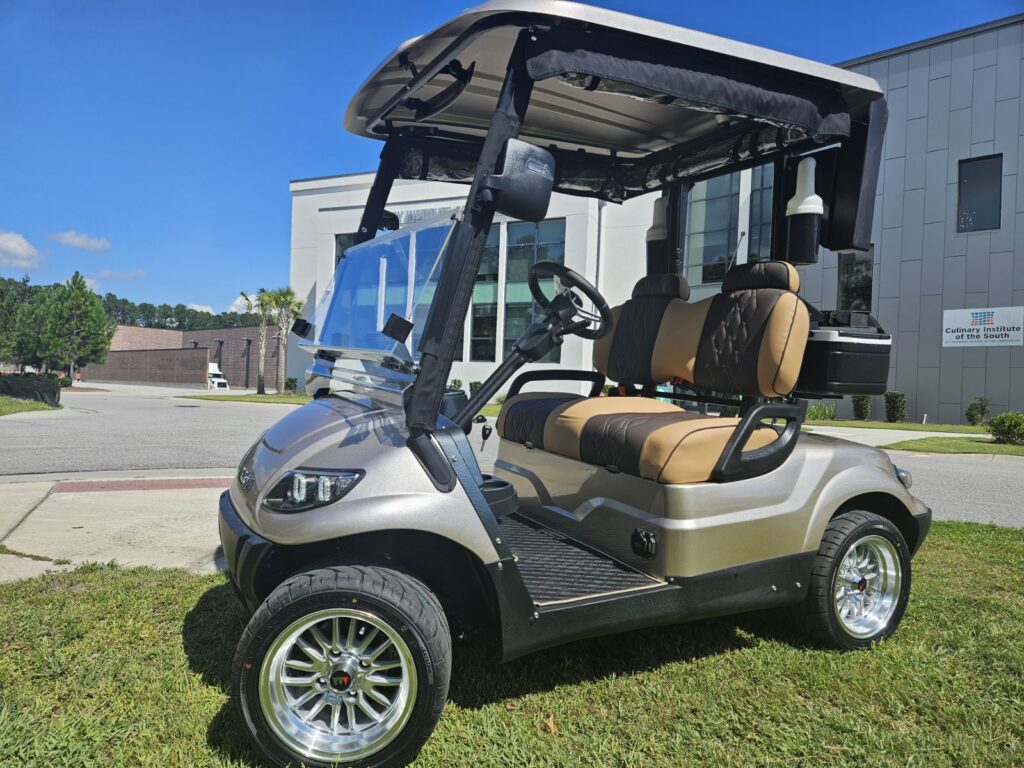 Golfer’s “Dune Rider” - Custom i20 Champagne - ICON Golf Cars